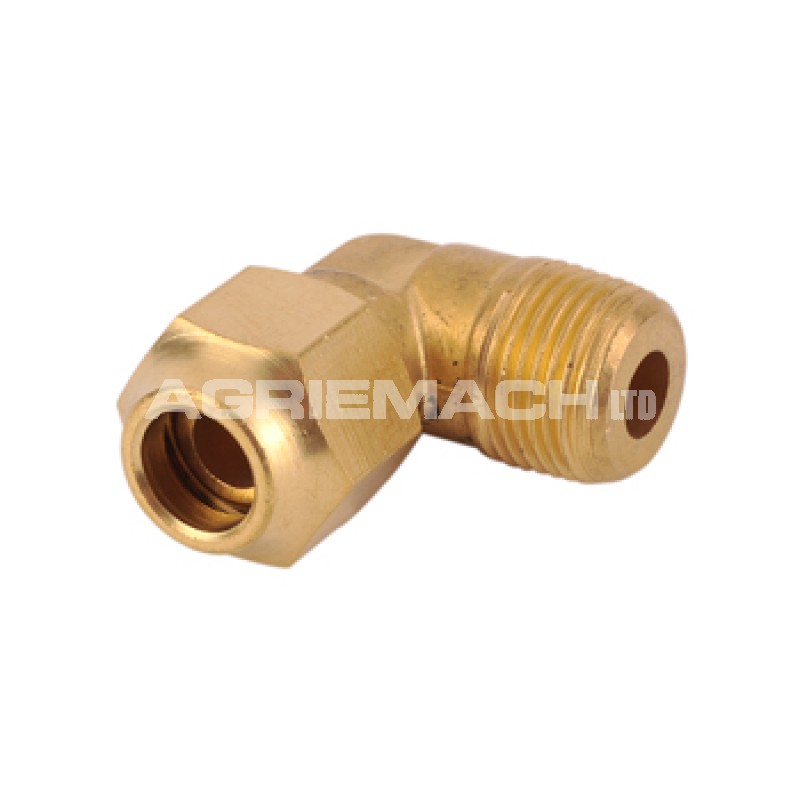 Brass Flare Elbow x M Oil Line Fittings